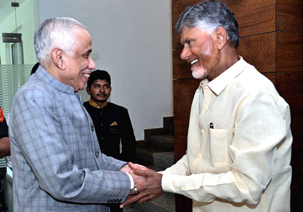 Telugu Desam Party (TDP) supremo N Chandrababu Naidu meets Andhra ...