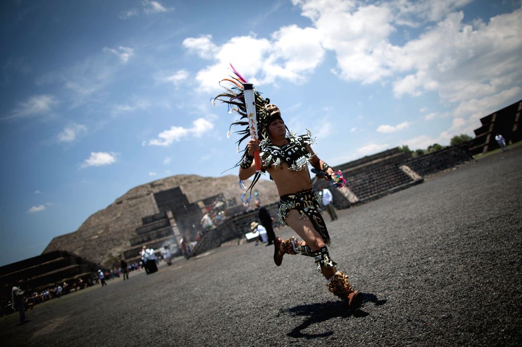 MEXICO-TEOTIHUACAN-PAN AMERICAN GAMES-CEREMONY