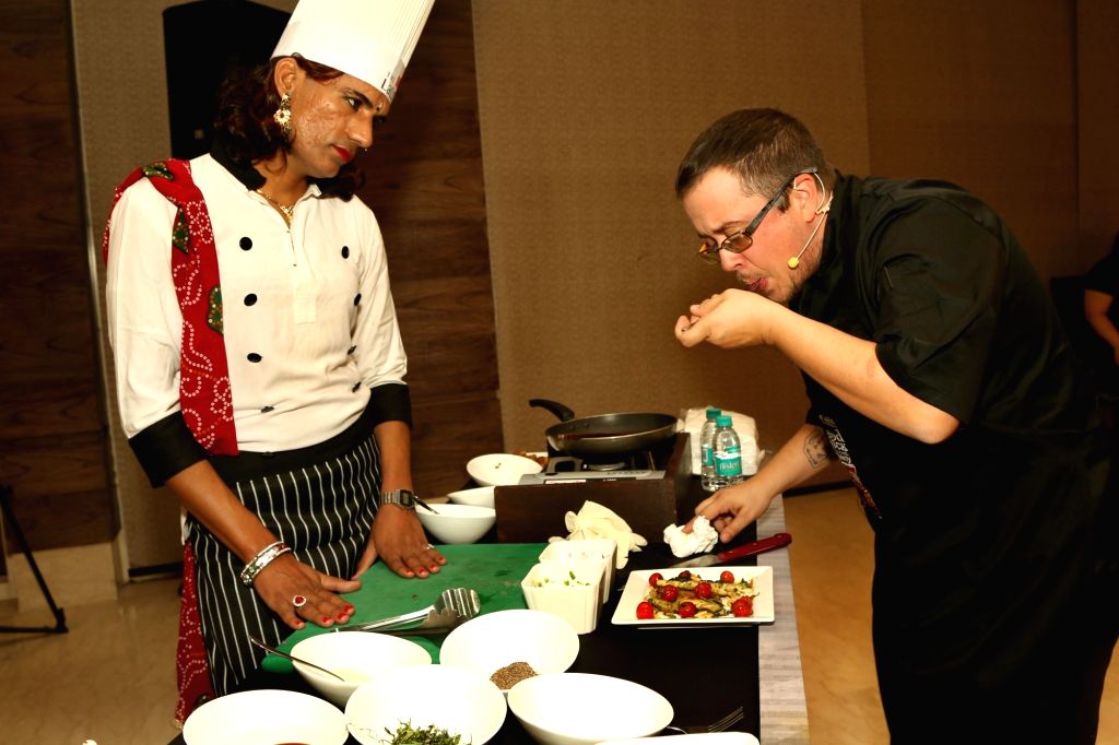Chef Chris Trapani conducts skill development workshop for transgenders