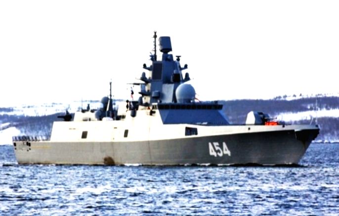 Free Photo: The Admiral Gorshkov frigate is seen in this photo ...