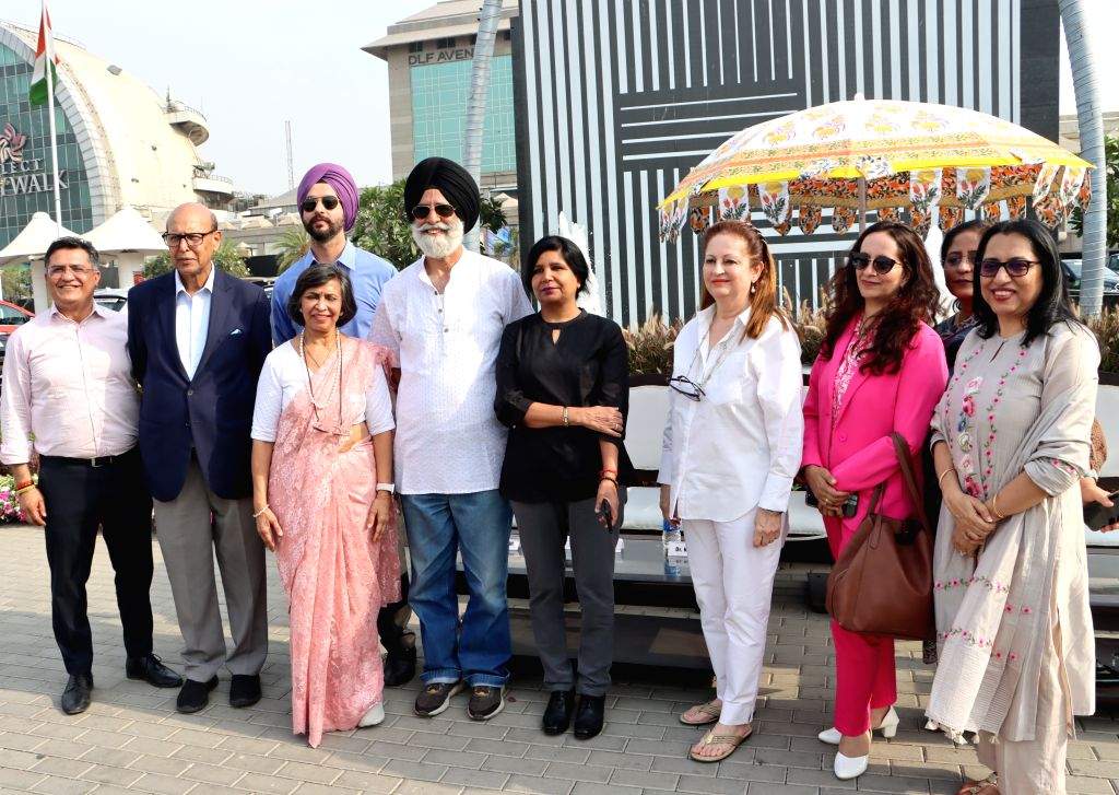 The ceremonial flag off of 'Purple Fire Women's Car Rally' 2024