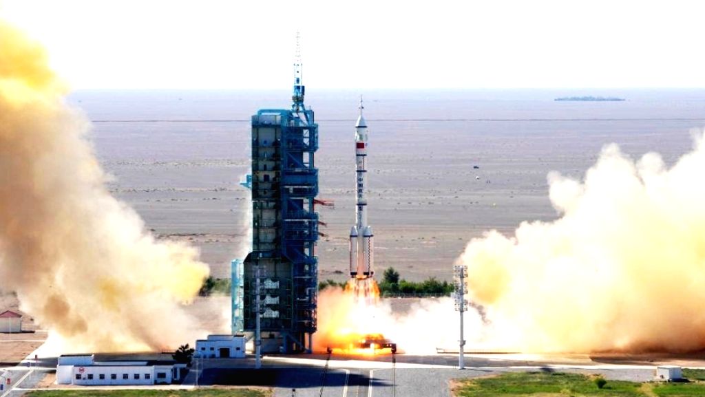 China launches 1st crewed mission for space station construction