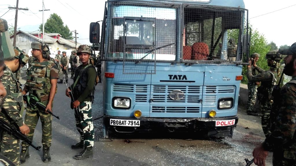 CRPF convoy attacked