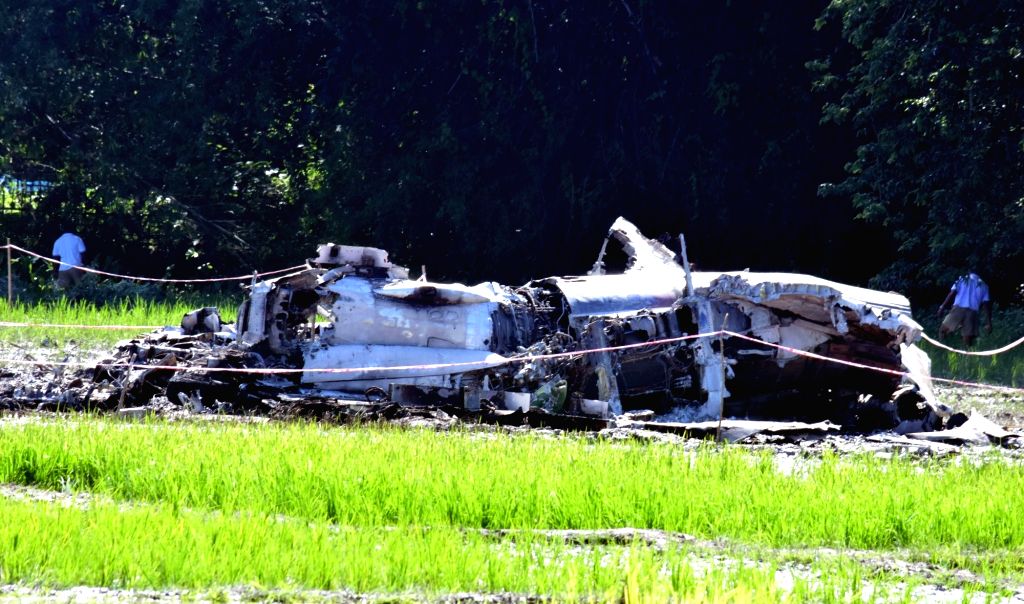 Sukhoi MKI 30 crash site in Assam
