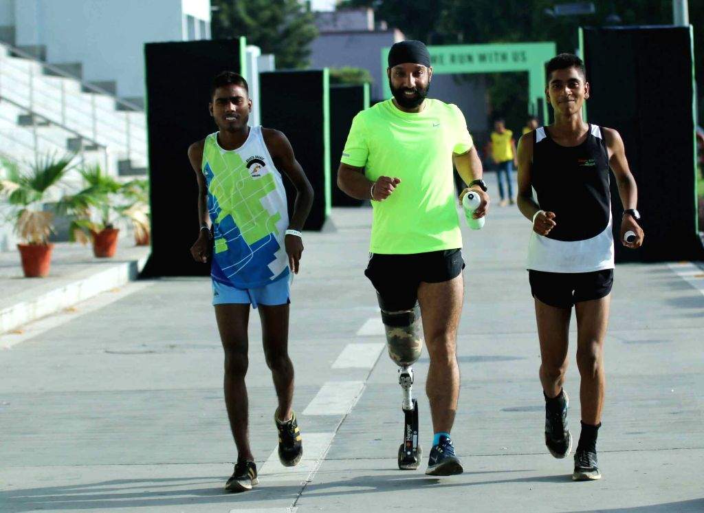 Nike Half Marathon - practice session