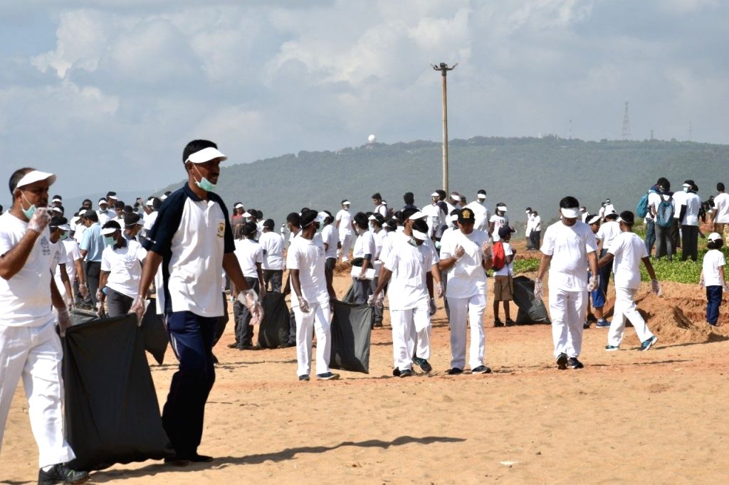 Indian Coast Guard undertakes beach cleanup drive along coastline