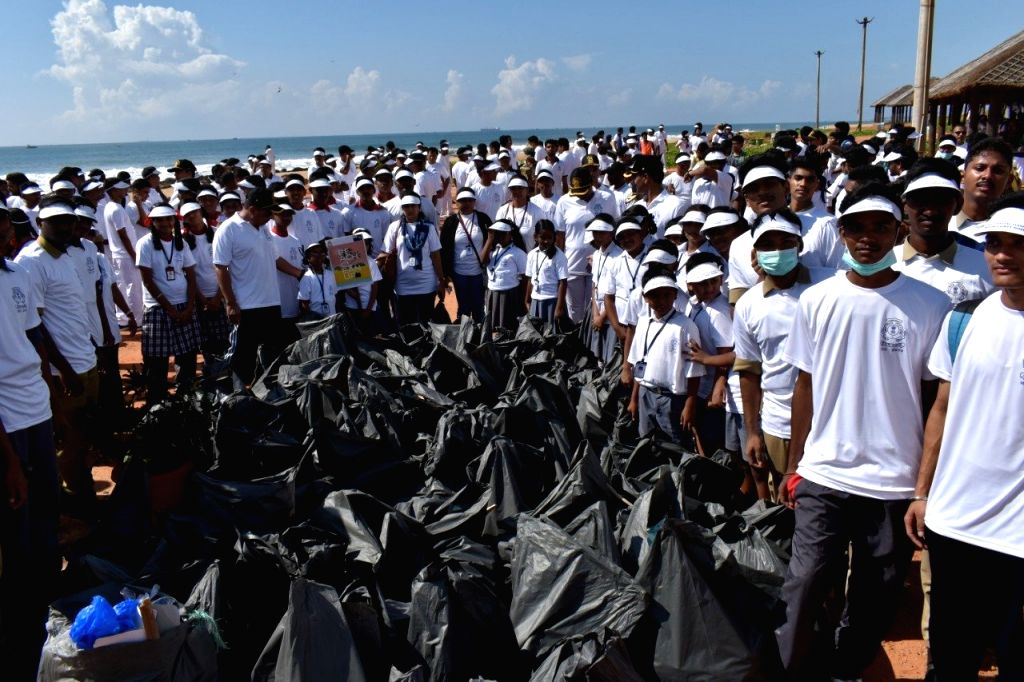 Indian Coast Guard undertakes beach cleanup drive along coastline