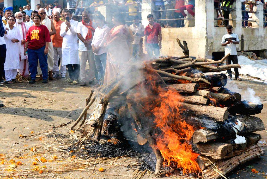 The last rites of renowned singer Sharda Sinha