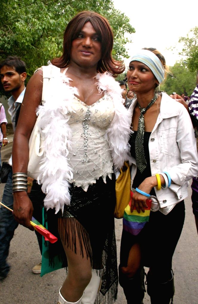 The March by Gays and Lesbians in New Delhi on Sunday 28 June 2009.