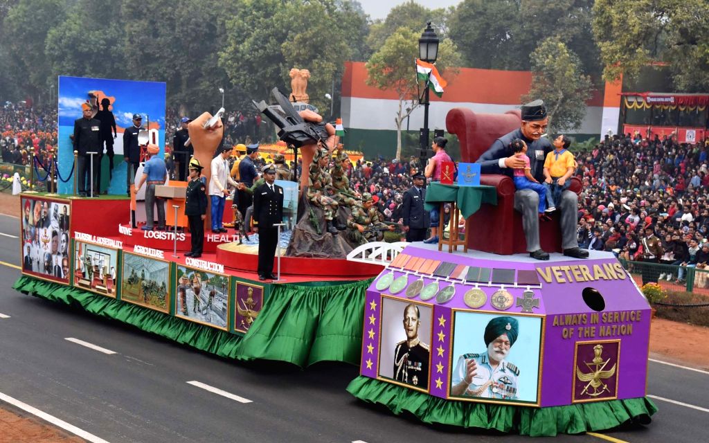 Republic Day Parade-2017 - VETERANS tableau