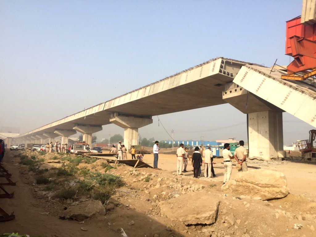 Under-construction flyover collapses on Dwarka expressway, 3 injured