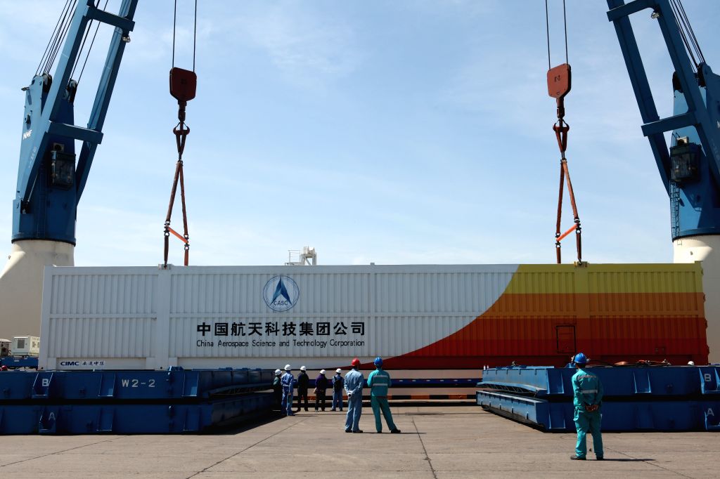 CHINA-TIANJIN-LONG MARCH-7 ROCKET