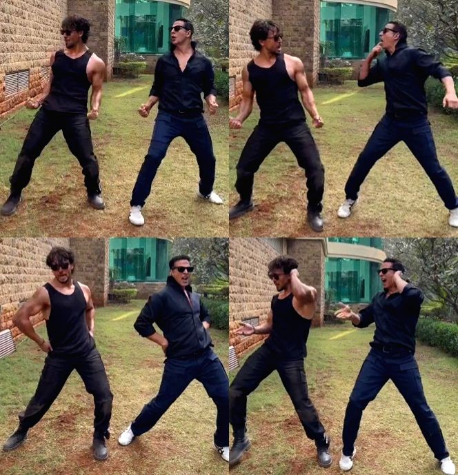 Free photo : Tiger Shroff dances to 'Main Khiladi' from 'Selfiee' with ...