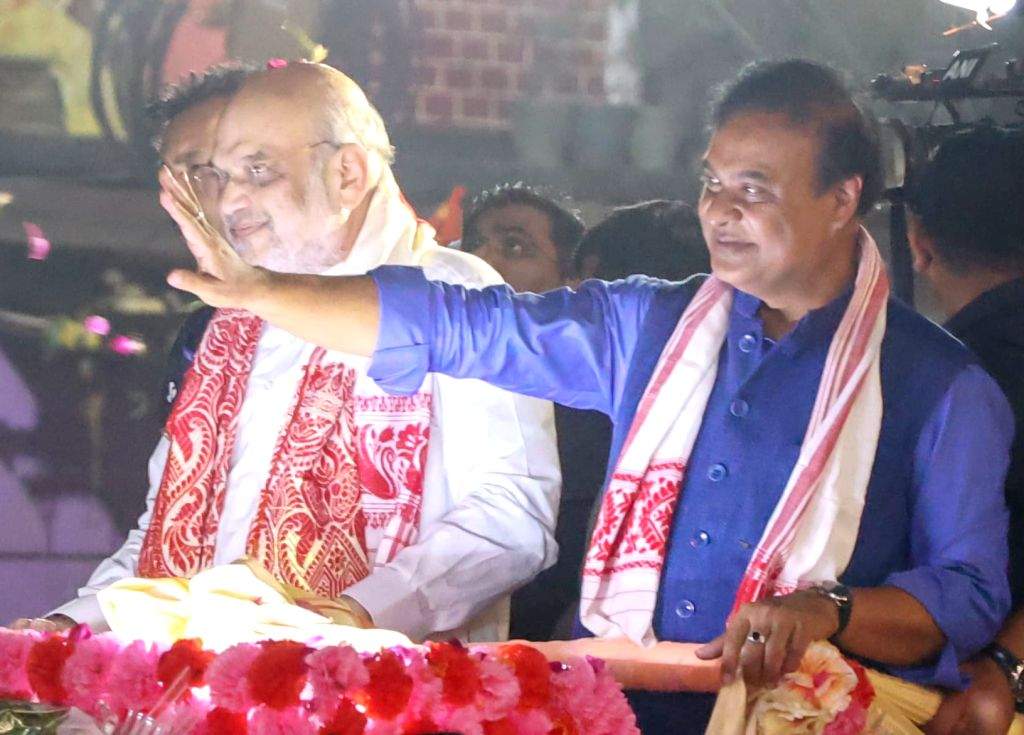 Tinsukia : Union Home Minister Amit Shah and Assam Chief Minister ...