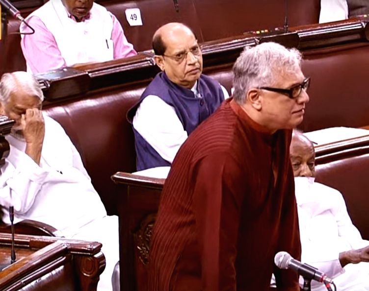 : New Delhi: TMC MP Derek O'Brien speaks in Rajya Sabha