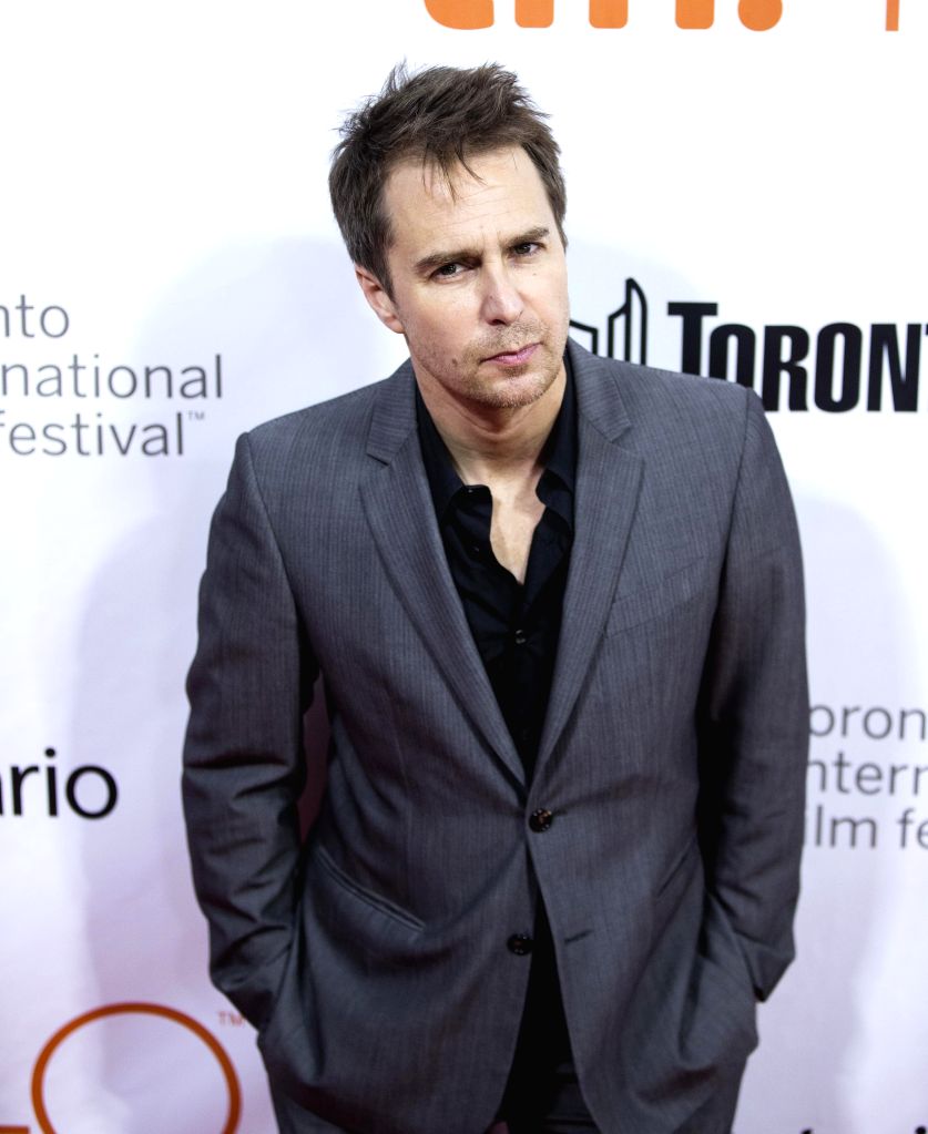 Sam Rockwell dreads sitting on make-up chair for long