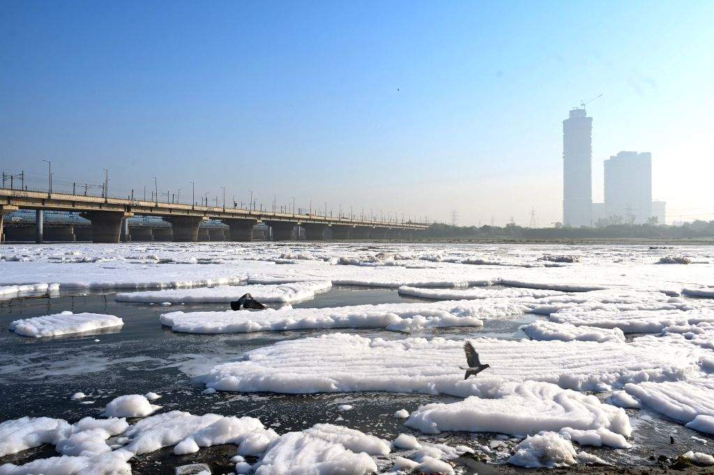 Toxic Foam on Yamuna Highlights Pollution Crisis on Earth Day