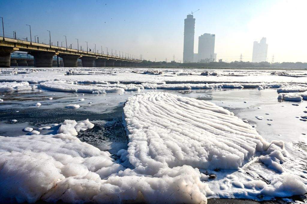 Toxic Foam on Yamuna Highlights Pollution Crisis on Earth Day