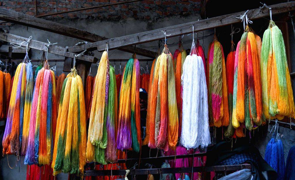 Traditional Silk Dyeing