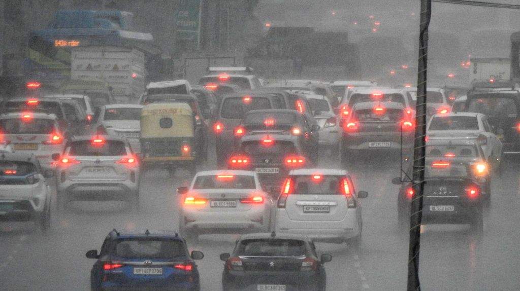 Traffic Jam, Heavy Rain