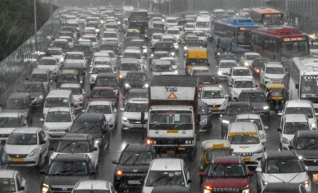 Traffic Jam, Heavy Rain