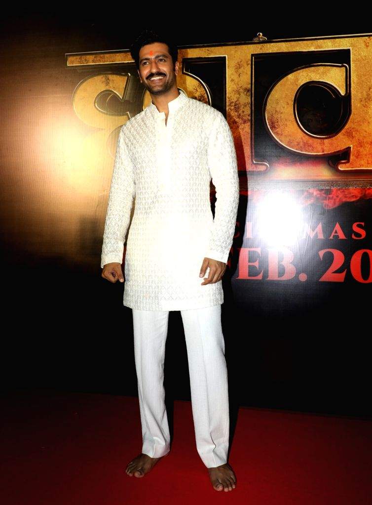 Trailer launch of their upcoming film "Chhaava