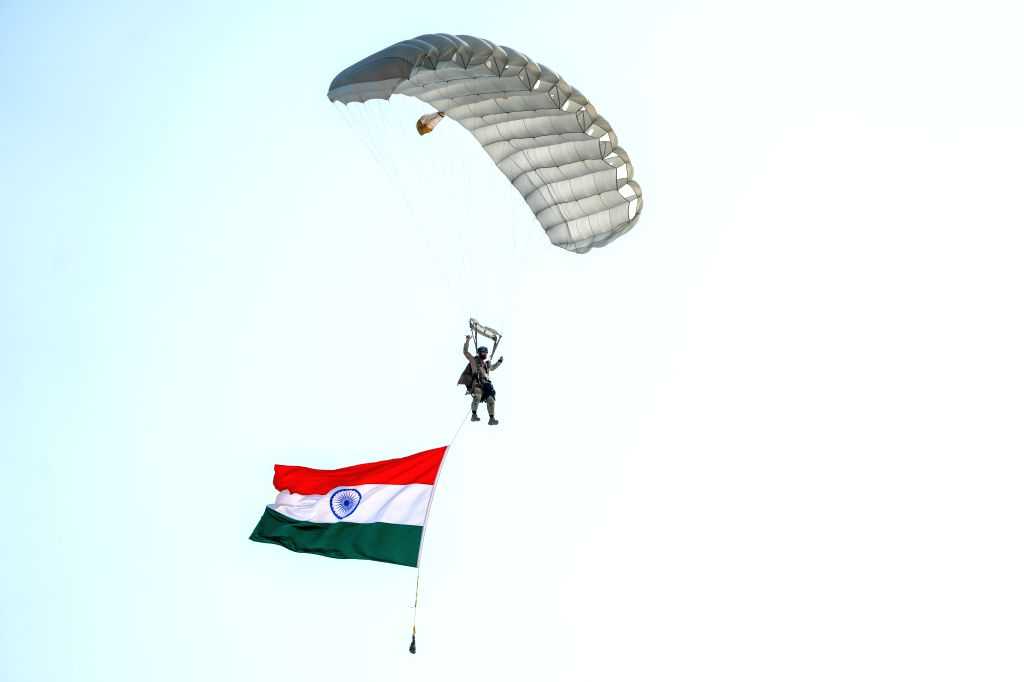 Tri-Service Exercise conducted at Madhavpur Beach