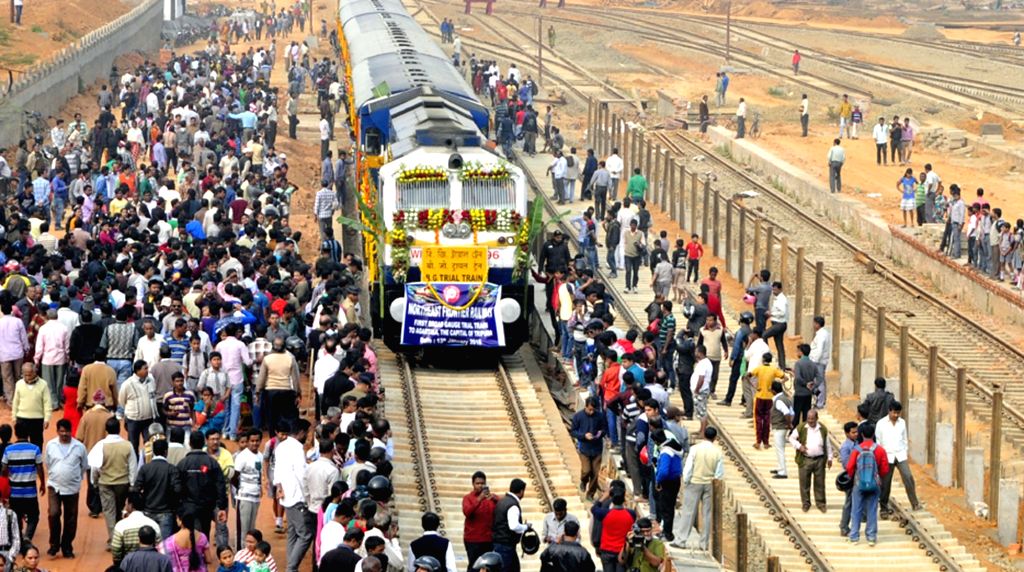 Trial run of broad gauge passenger train inaugurated