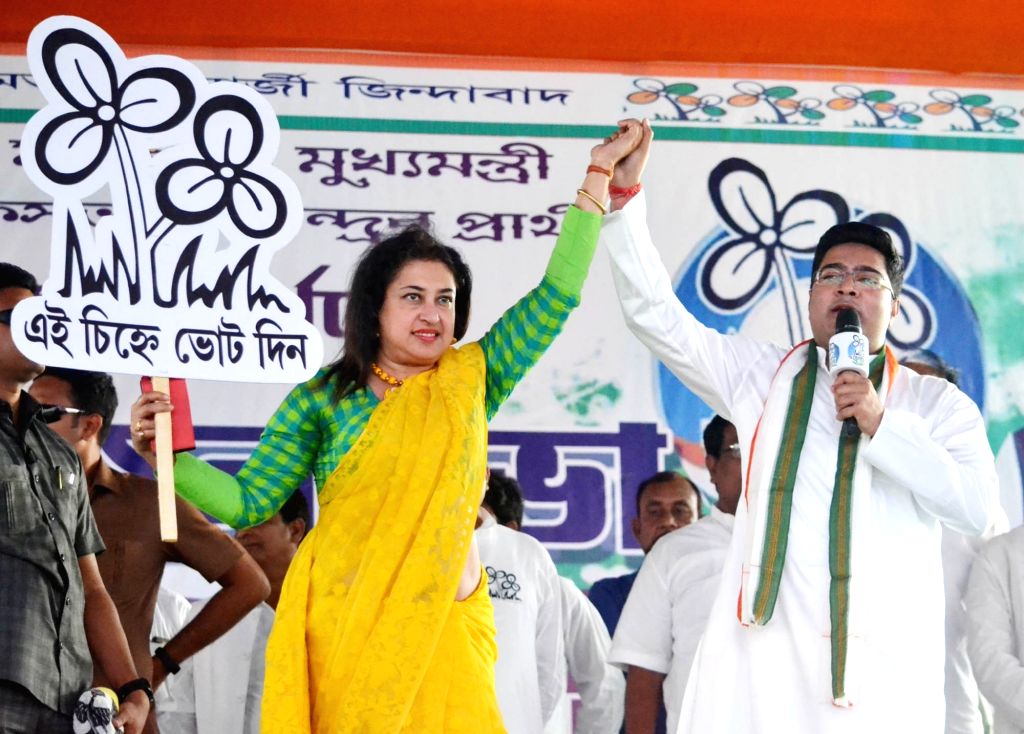Abhishek Banerjee campaign for TMC's Satabdi Roy