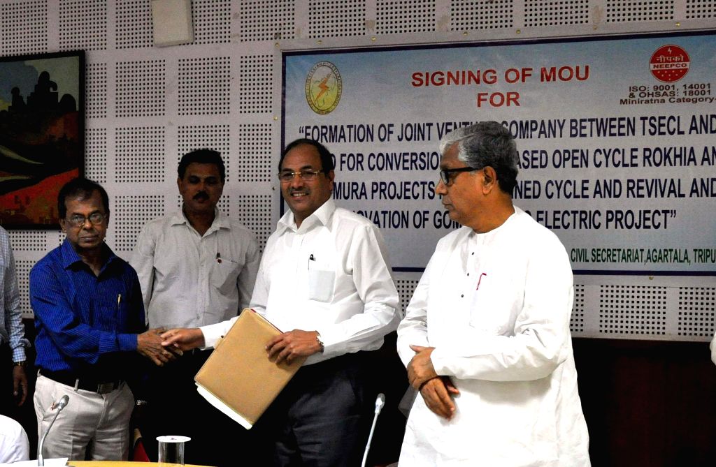 TSECL and NEEPCO sign MOU