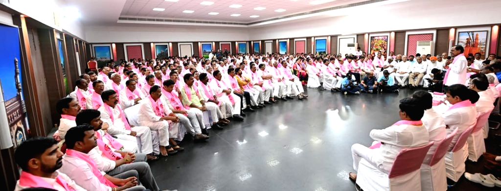 Free Photo : TRS meeting underway to convert itself into national party