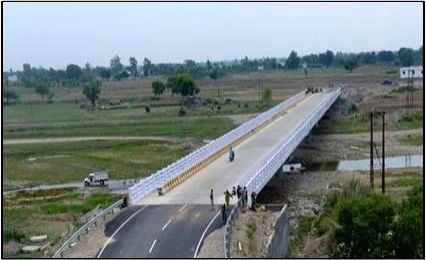 Free Photo: Two of the six critical bridges, built by the BRO in Jammu ...