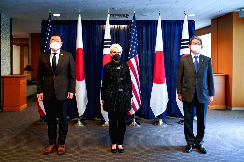 US, Japan reaffirm importance of trilateral cooperation with S.Korea