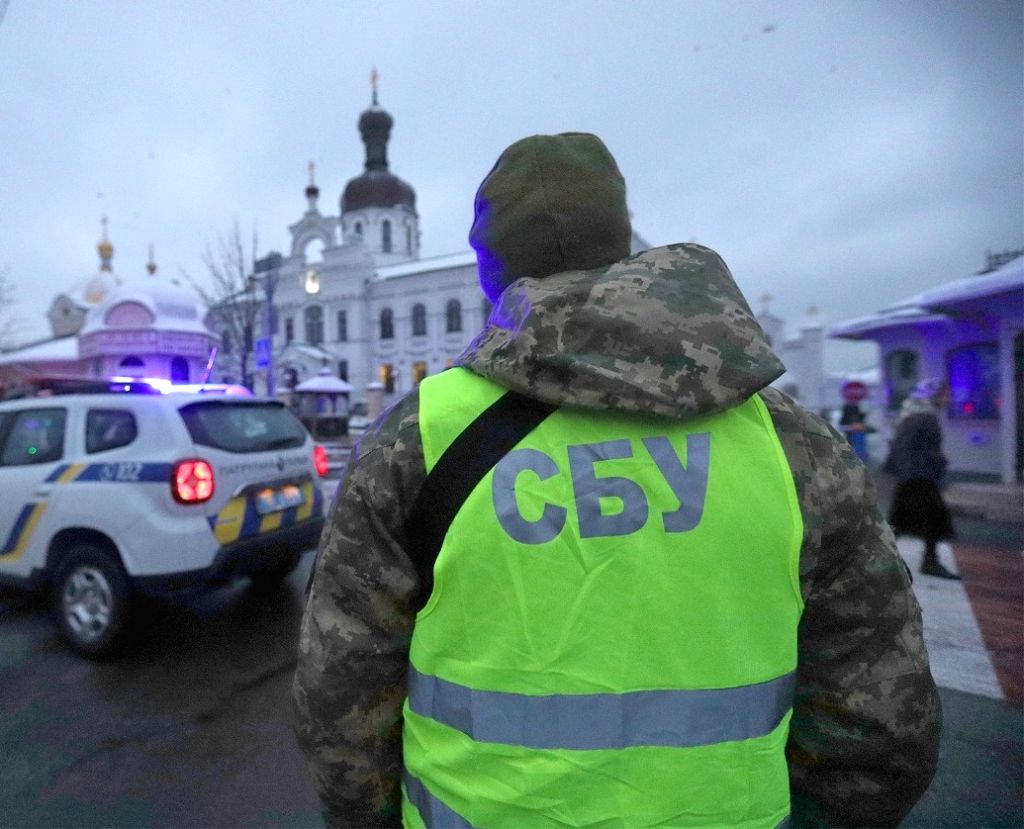 Ukrainian forces raid monastery to counter Russia's 'subversive activities'