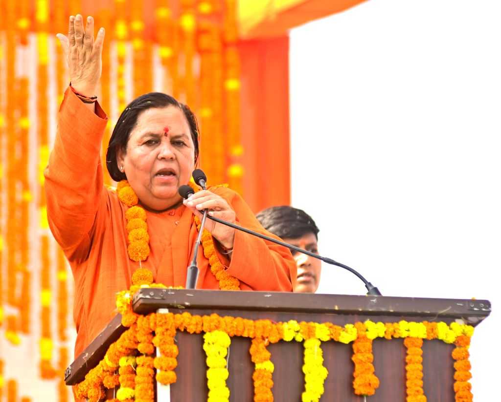 Uma Bharti Participates in Ganga Swachhata Shraddha Sankalp Abhiyan