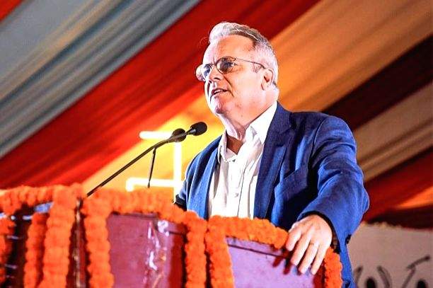 UNESCO’s Tim Curtis visits Kala Kumbh during Maha Kumbh Mela 2025