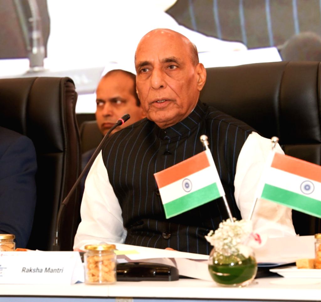 Union Defence Minister Rajnath Singh at the Defence Ministers' Conclave