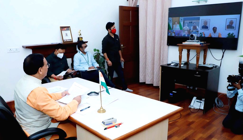 Ramesh Pokhriyal 'Nishank' at online ARIIA-2020 Awards Ceremony