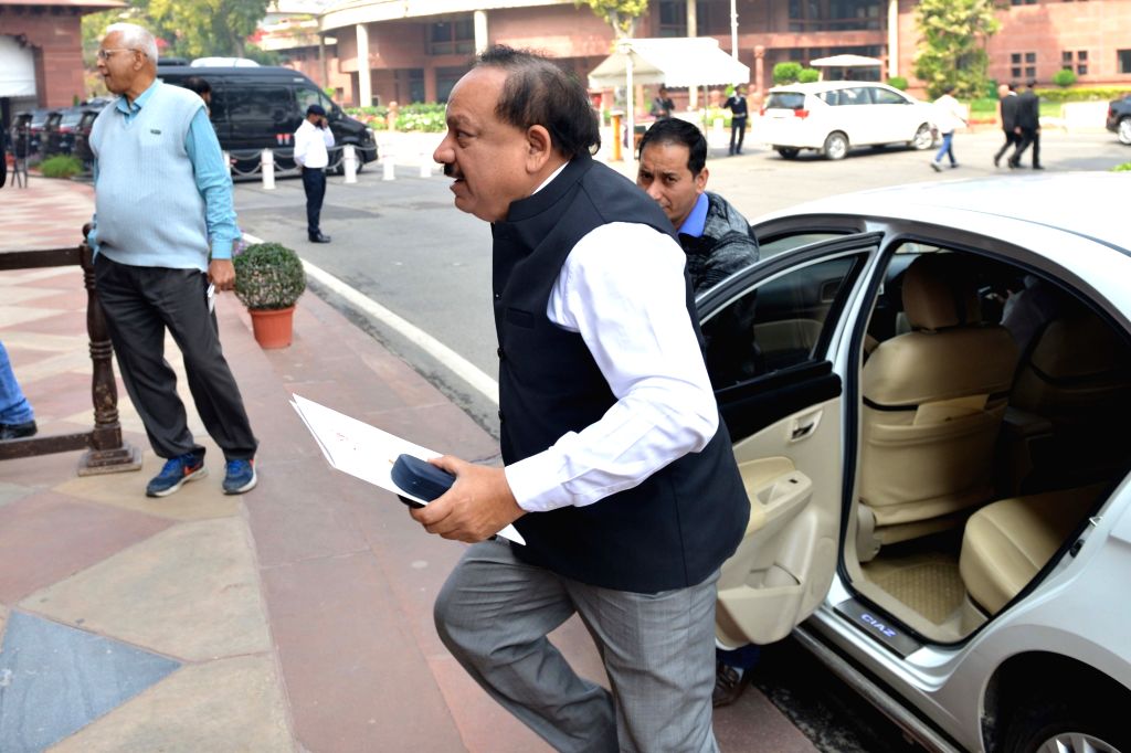 Harsh Vardhan at Parliament