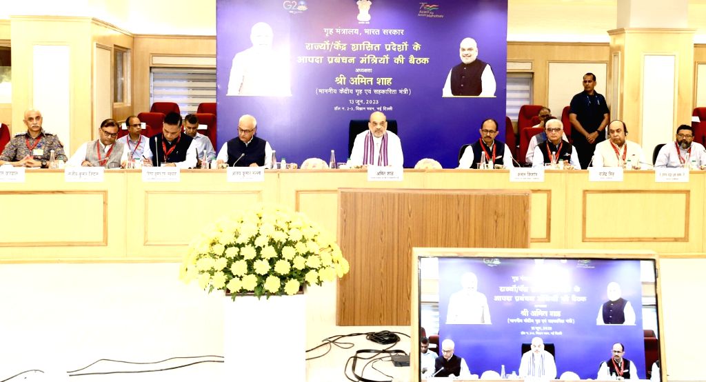 Union Home Minister Amit Shah addresses the meeting of Ministers of ...