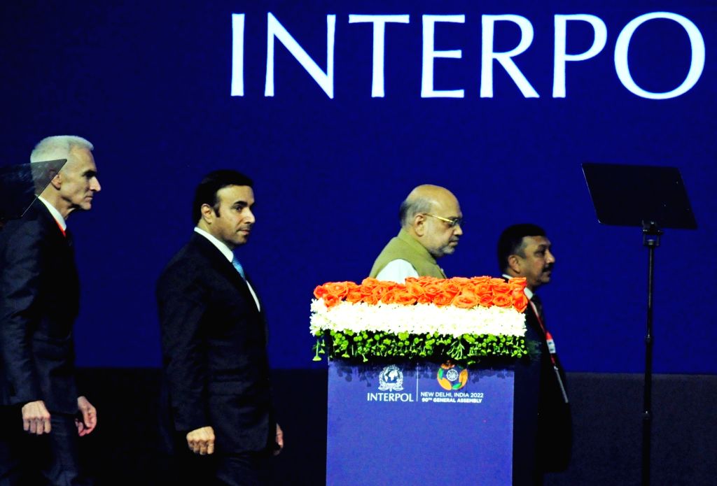 Union Home Minister Amit Shah and INTERPOL President Ahmed Naser Al ...