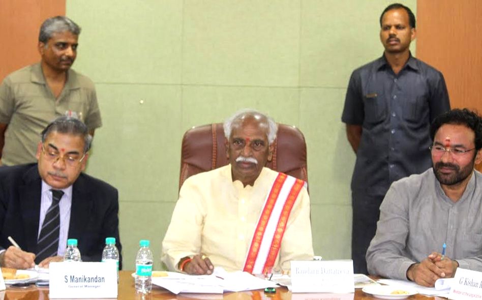 Bandaru Dattatreya's press conference