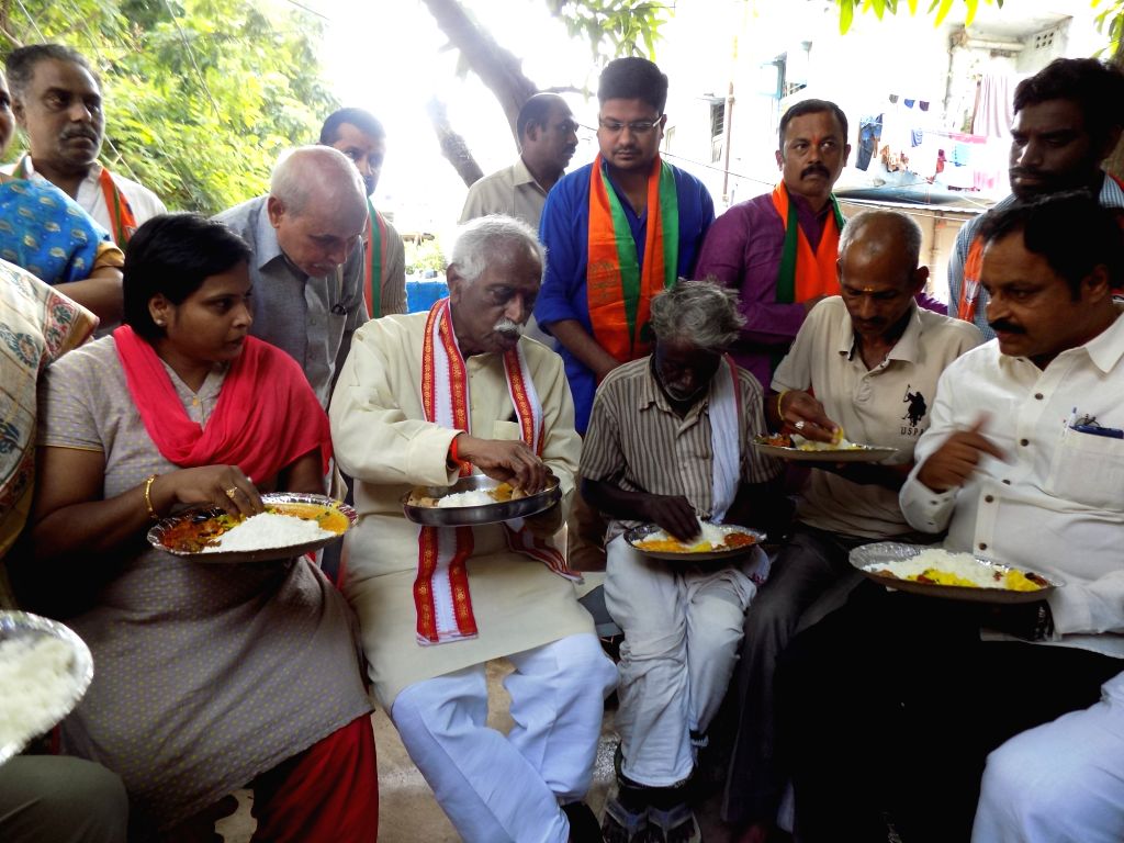 Bandaru Dattatreya visits Kukatpally