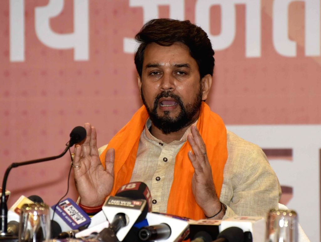 Anurag Thakur's press conference on the eve of first phase of Bihar ...