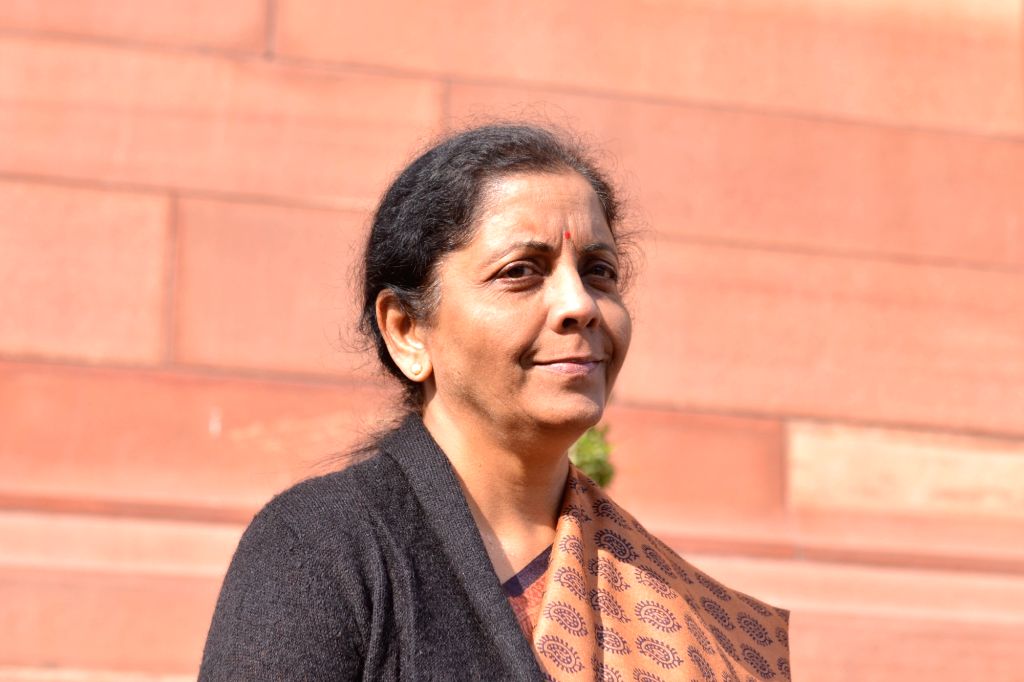 Nirmala Sitharaman at Parliament
