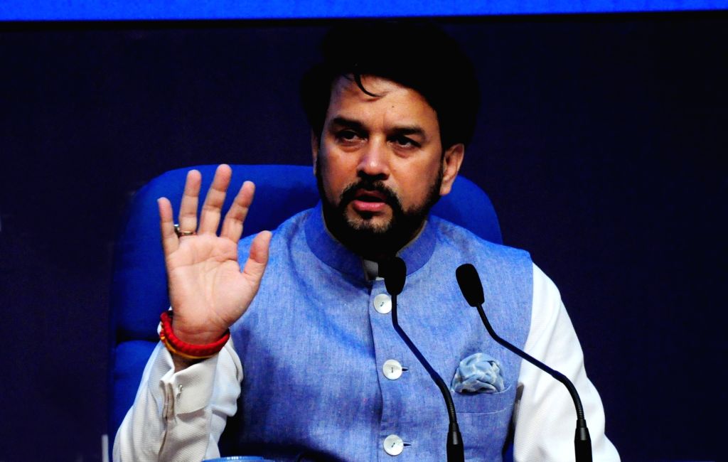 Union minister Anurag Thakur addresses media regarding the Union Cabinet