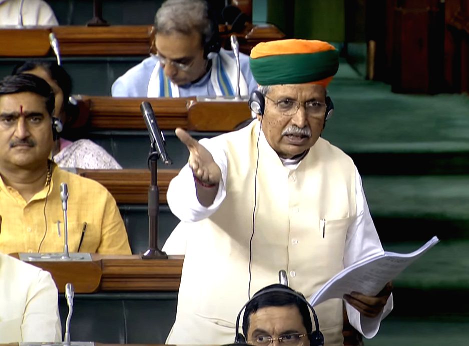 Union Minister Arjun Ram Meghwal speaks in Lok Sabha