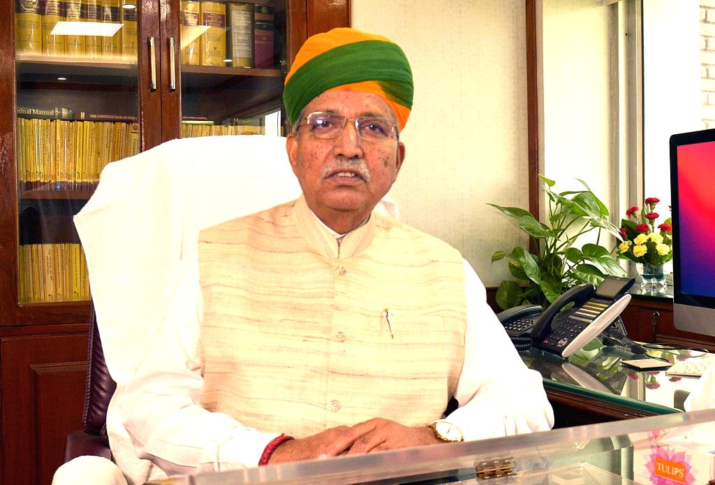 New Delhi : Union Minister Arjun Ram Meghwal takes independent charge ...