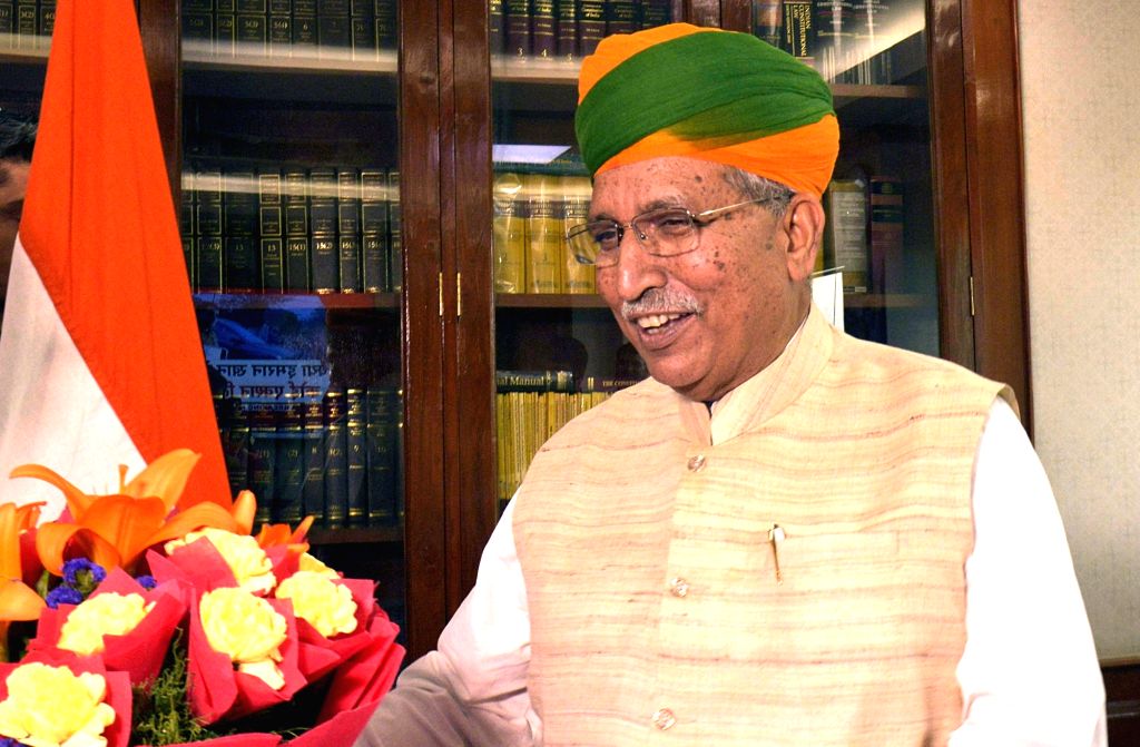 New Delhi : Union Minister Arjun Ram Meghwal takes independent charge ...