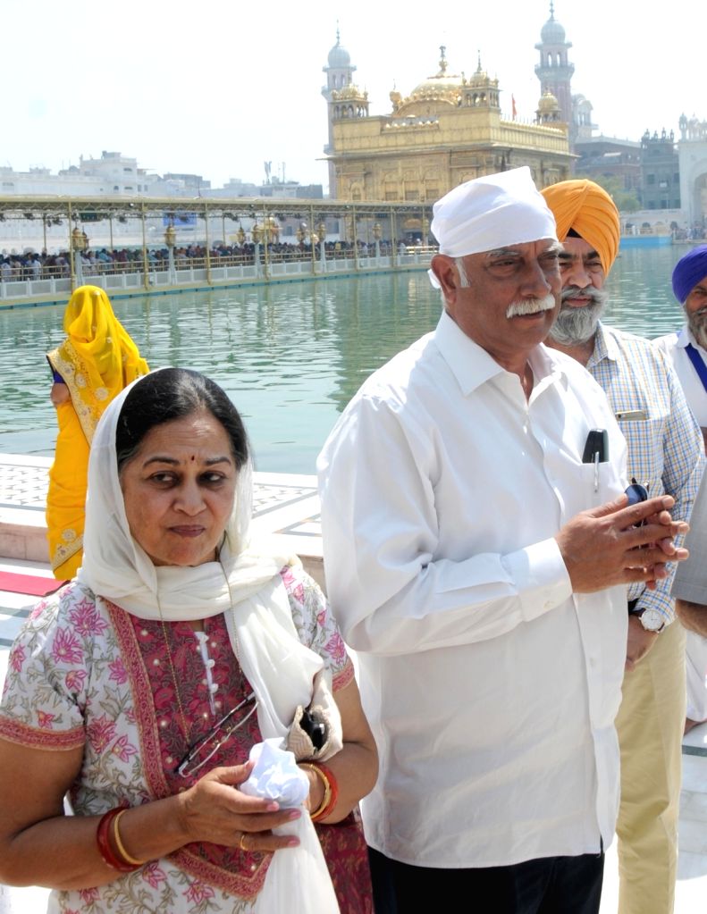 Ashok Gajapathi Raju Pusapati at Golden temple